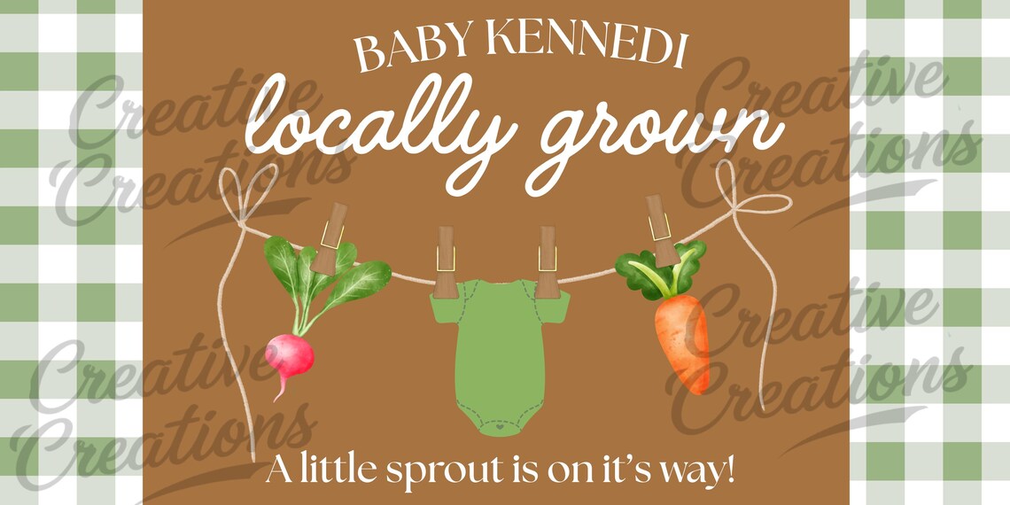 Locally Grown Banner Template - Etsy