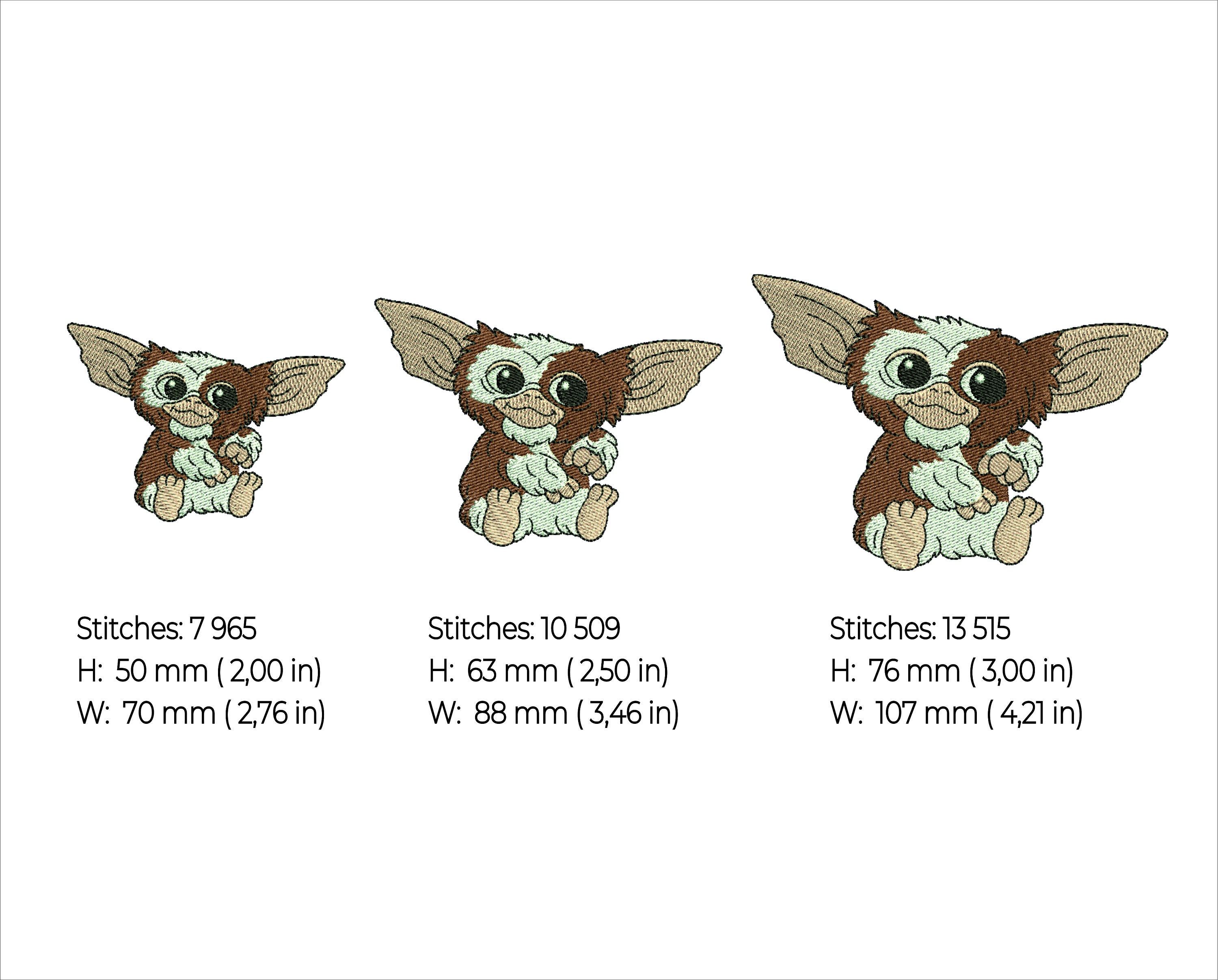 Embroidery design by Gizmo . Machine Embroidery Design Gizmo. | Etsy