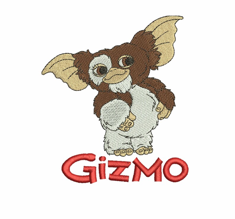 Gizmo embroidery design. Gremlins Embroidery Design. | Etsy