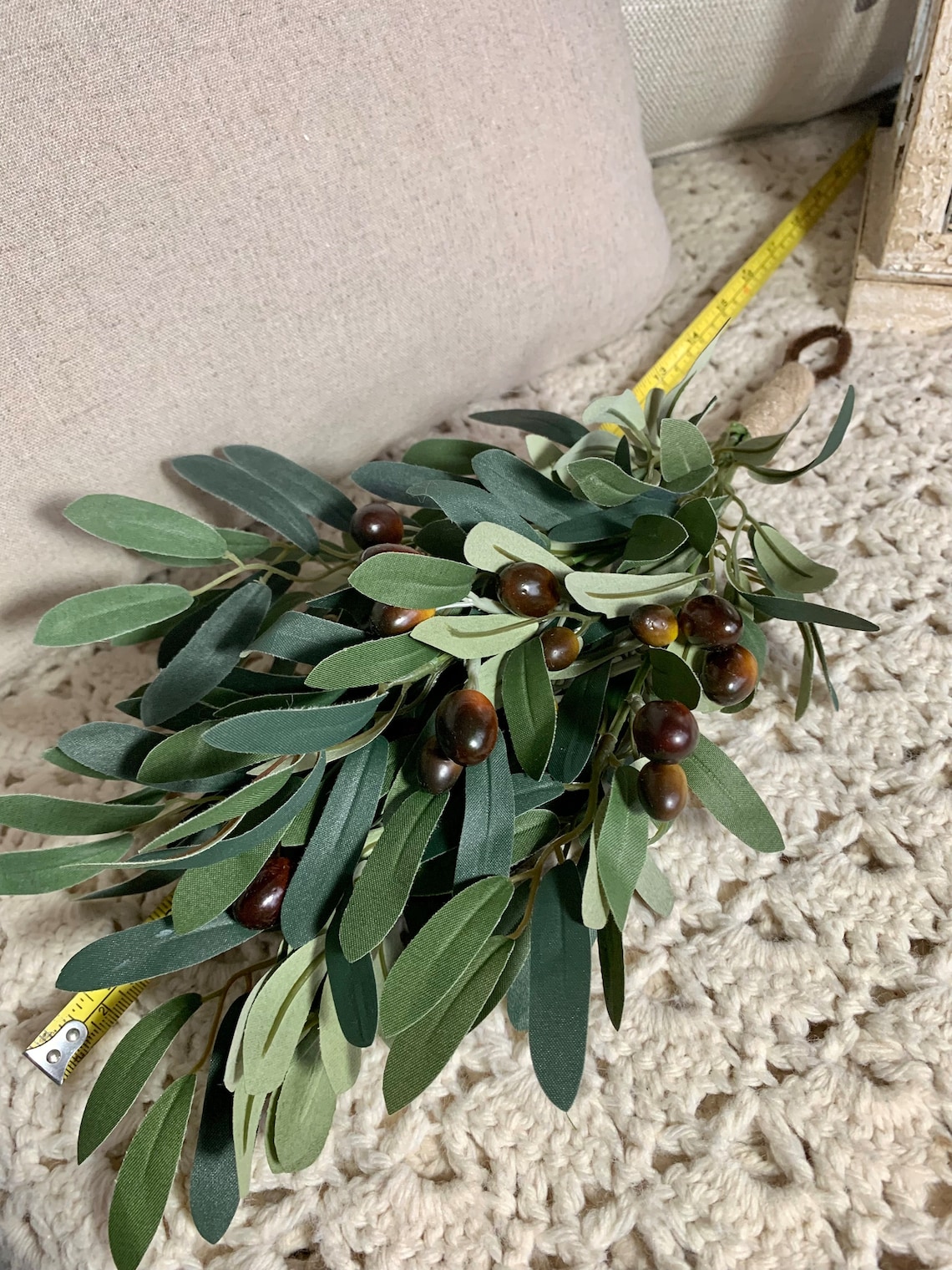 OLIVE LEAF SWAG, Mini Olive Leaf Swag, Olive Leaves Wreaths, Mini ...