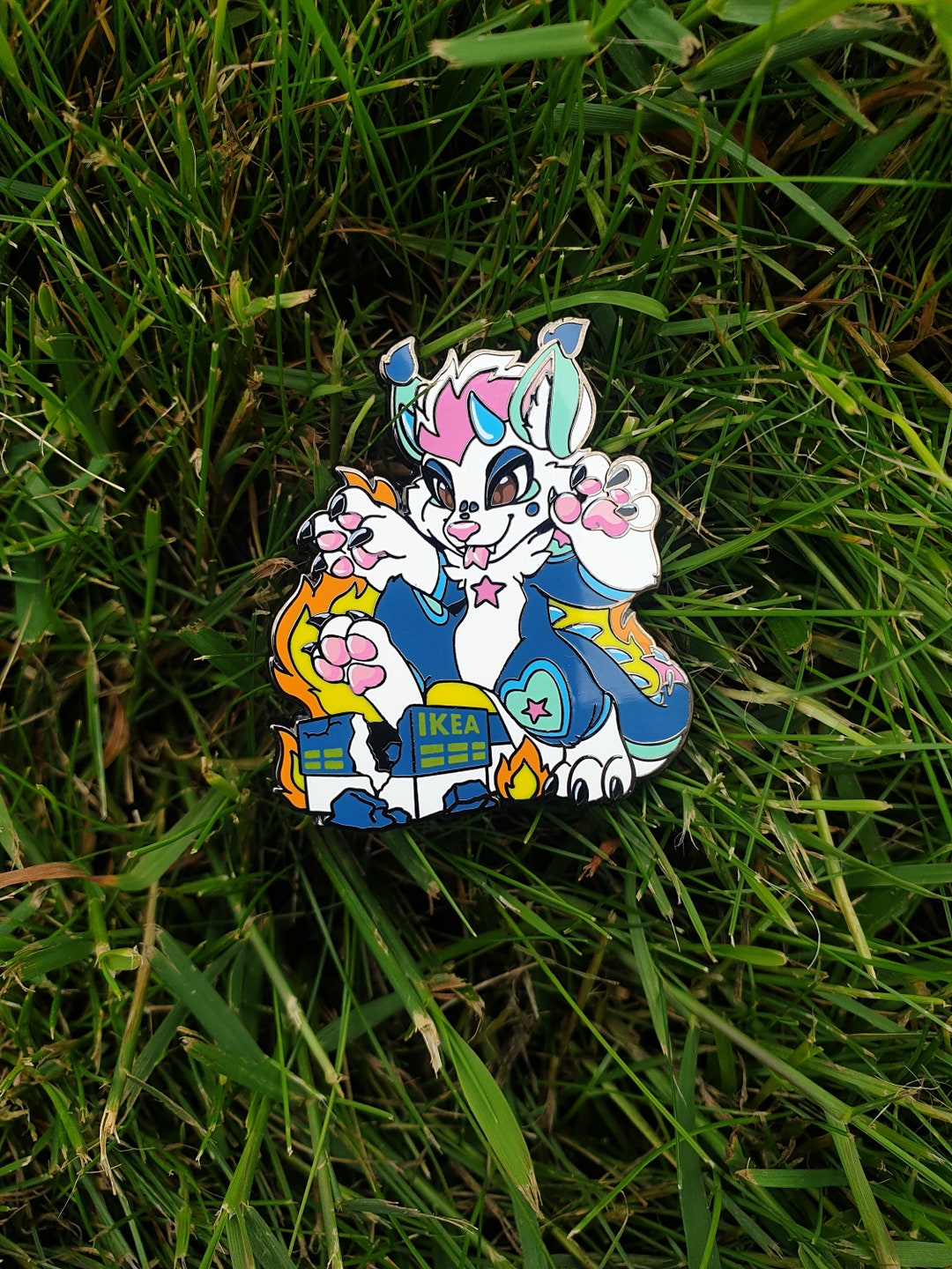 Chara Pins - Kaiju Zyrelie (IKEA Edition) - Etsy