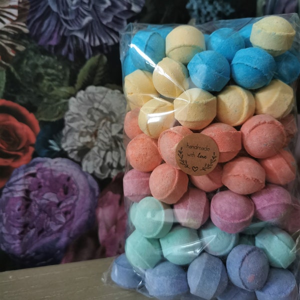 100 Mini Bath Bombs - Etsy