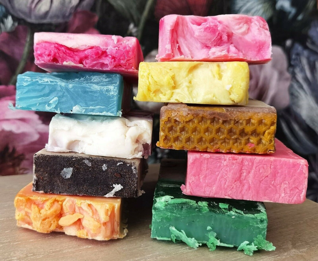Natural Soap Bars Slice-cut-handmade Soap-solid-olive Essential Oils ...