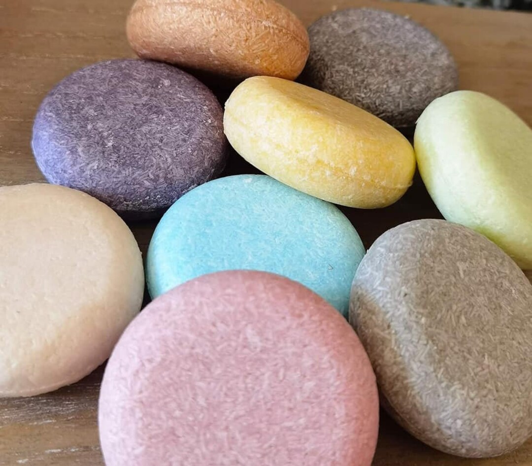 Shampoo & Conditioner Duo Set Pebble Bars-plastic Free-zero Waste ...