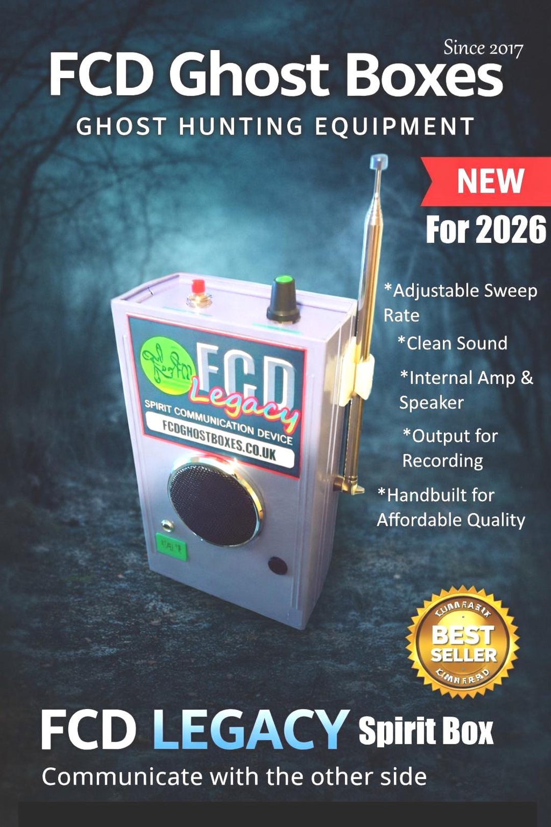 FCD Legacy Spirit Box: Handmade Ghost Hunting Communication Device ...