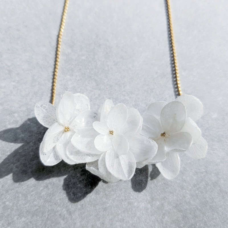 Hydrangea Necklace - Etsy