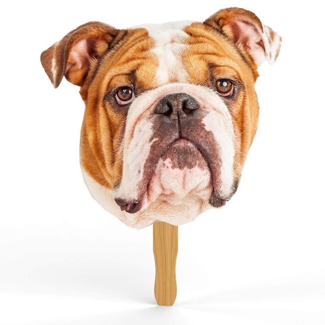Big Head Bulldog Cutouts - Etsy