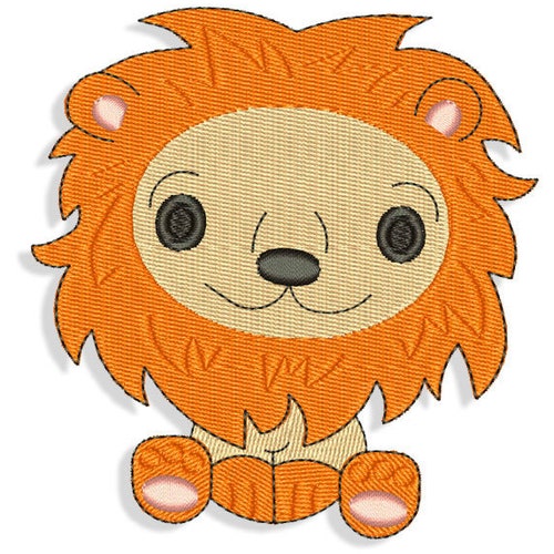 Baby Lion King Machine Embroidery Design - Etsy