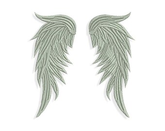 Wings Border Machine Embroidery Design Monogram Frame Design - Etsy