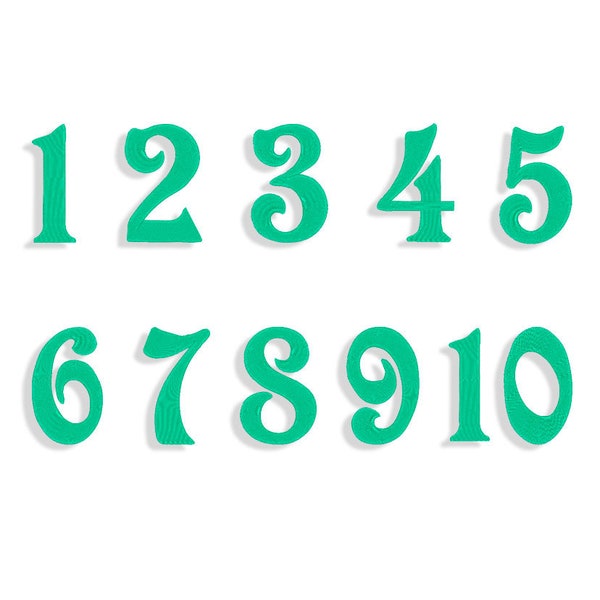 Embroidery Numbers - Etsy