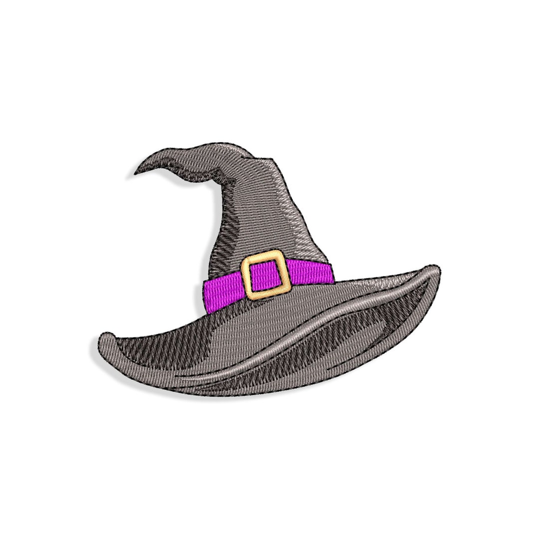 Witch Hat Embroidery Design Files. Formats Pes Csd Dst Exp - Etsy