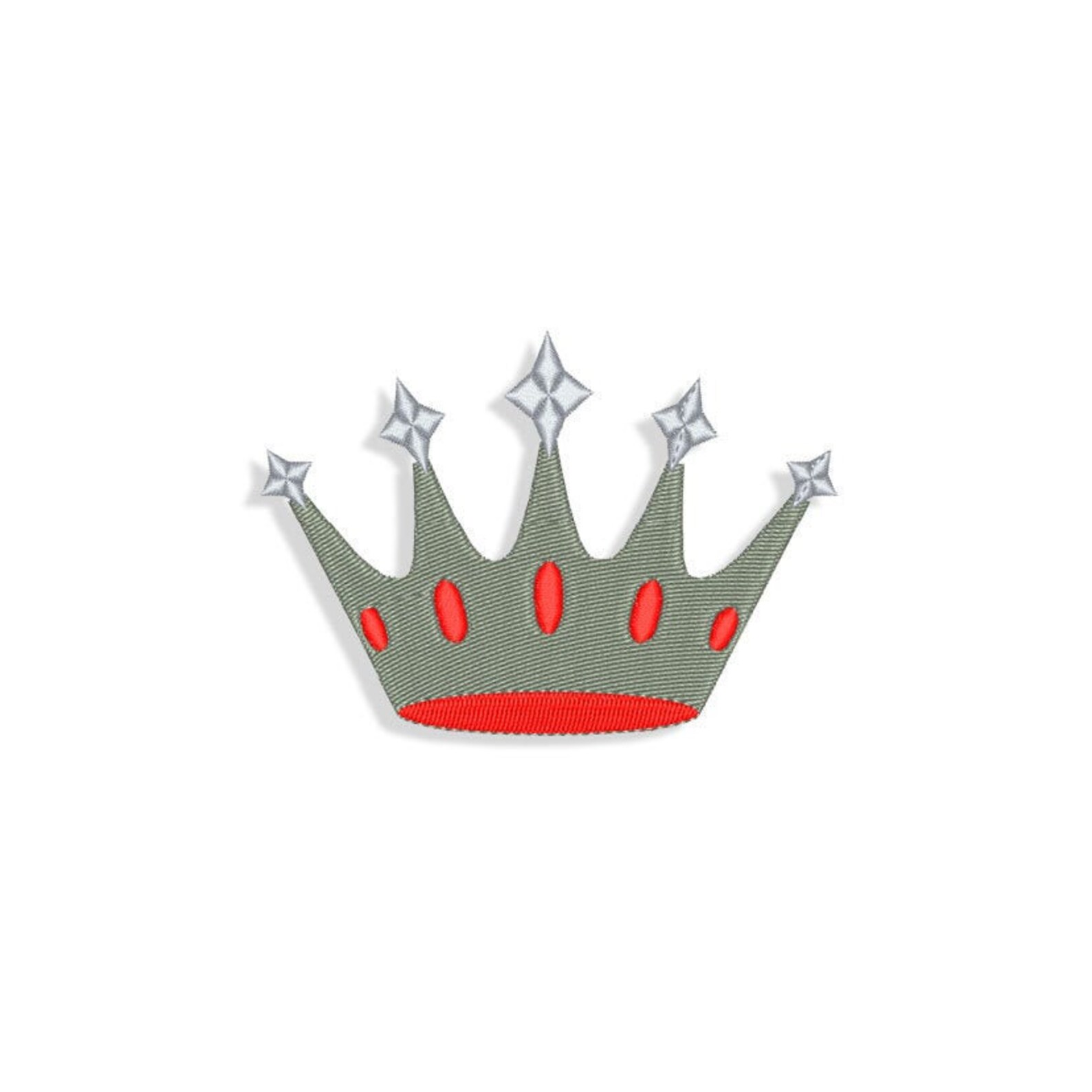 Crown Embroidery Design Files - Etsy