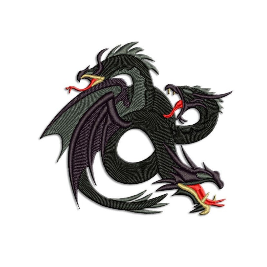 Dragons Embroidery Design Files. Formats Pes, Csd, Dst, Exp, Hus, Jef ...