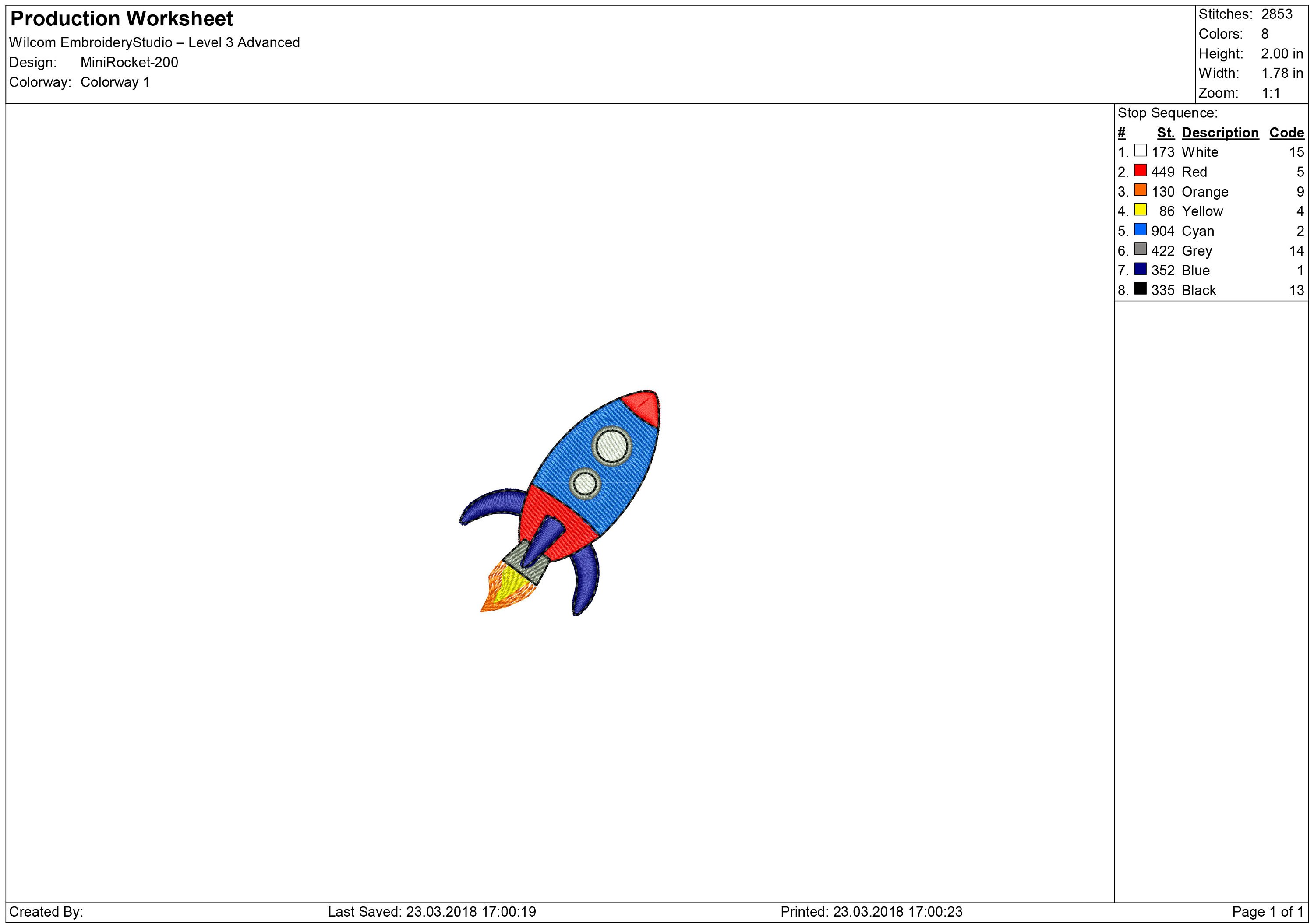 Rocket Embroidery design files | Etsy
