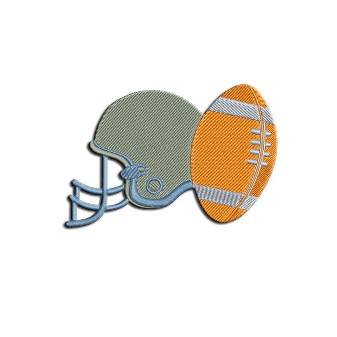 Football Embroidery Design Files - Etsy