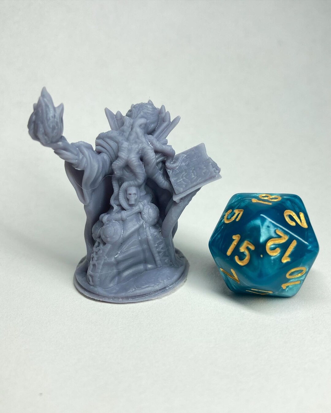 Tabletop/dnd Mind Flayer/illithid Wizard Mini - Etsy