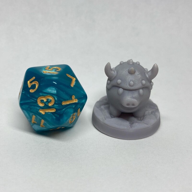 Warrior Pig Miniature - Etsy