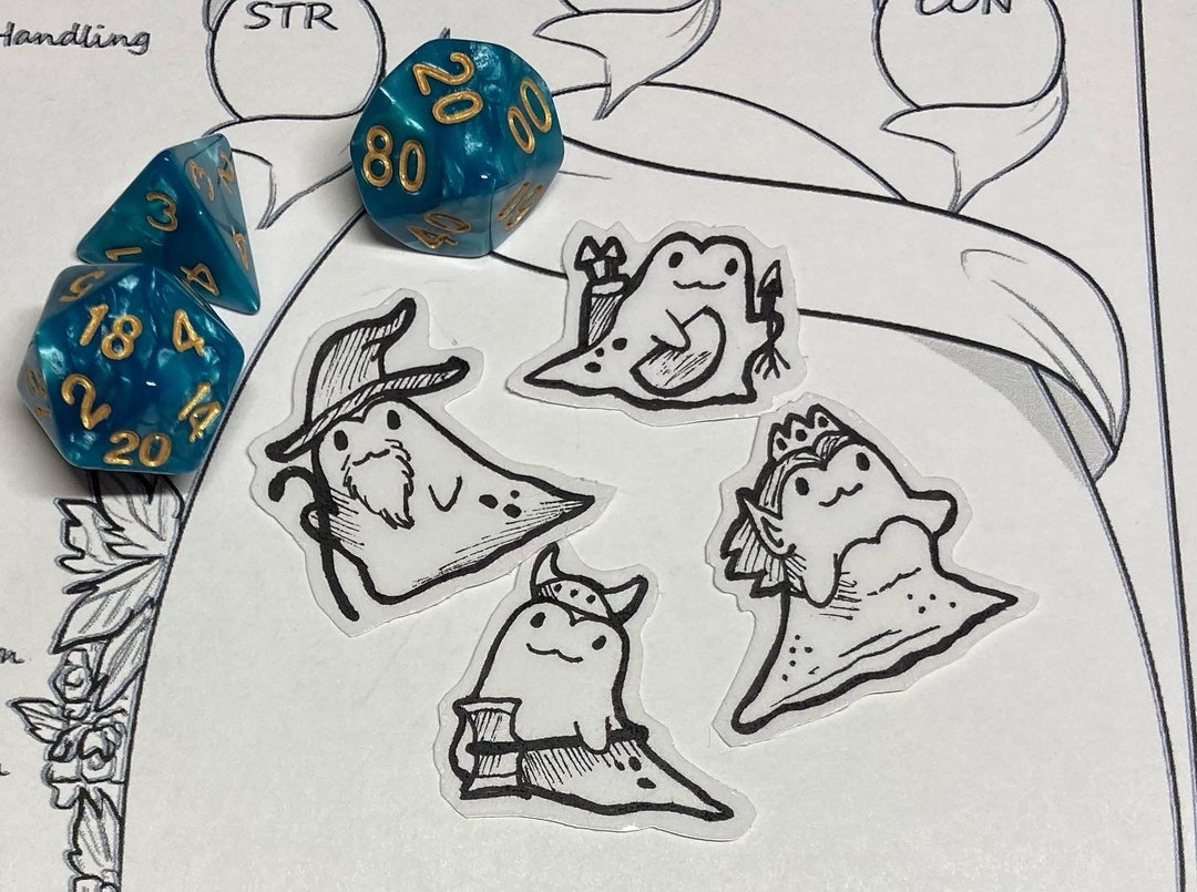 Weekly Stickers - Dnd Character Blobs - Etsy