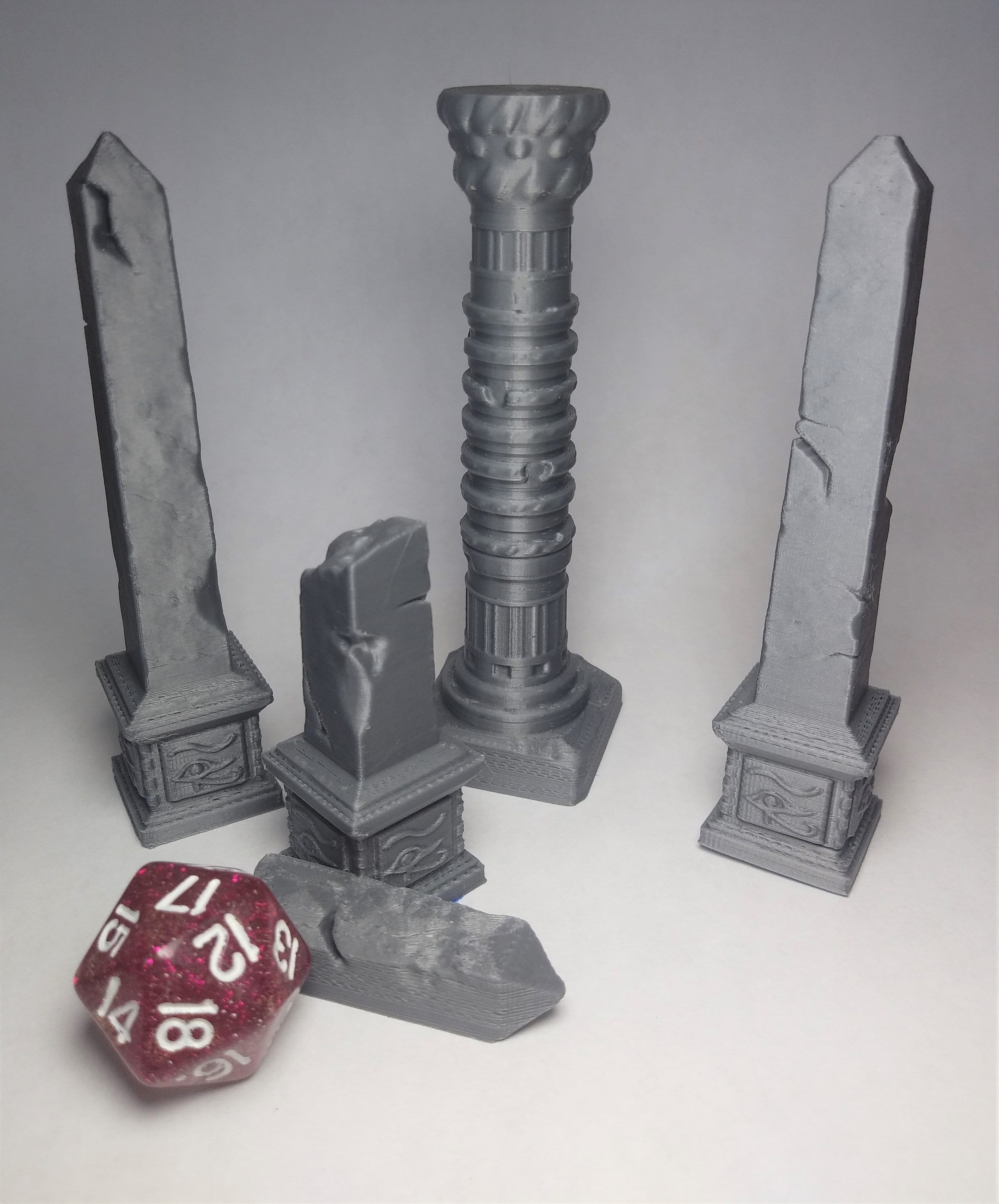 Tabletop/dnd Egyptian Obelisks and Columns Minis - Etsy