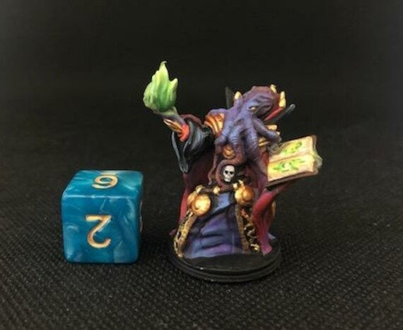 Tabletop/dnd Mind Flayer/illithid Wizard Mini - Etsy