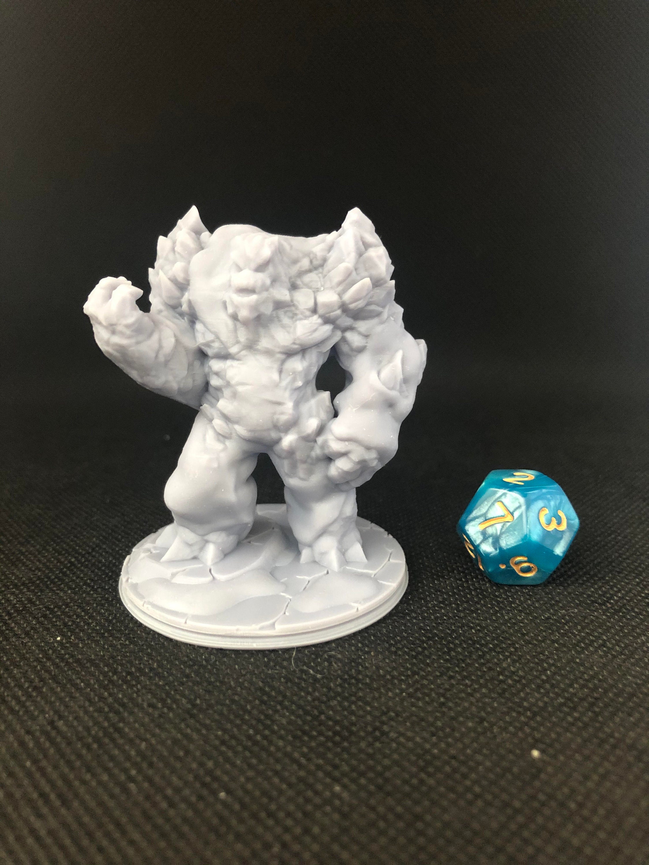 Tabletop/dnd Rock Monster Mini | Etsy