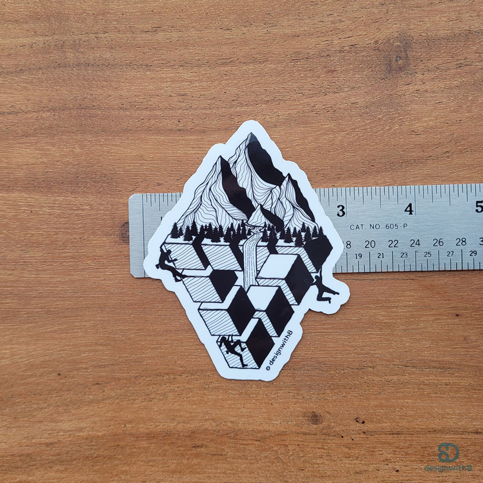 Boulder Penrose Triangle Glossy Coated Vinyl Sticker Rock - Etsy