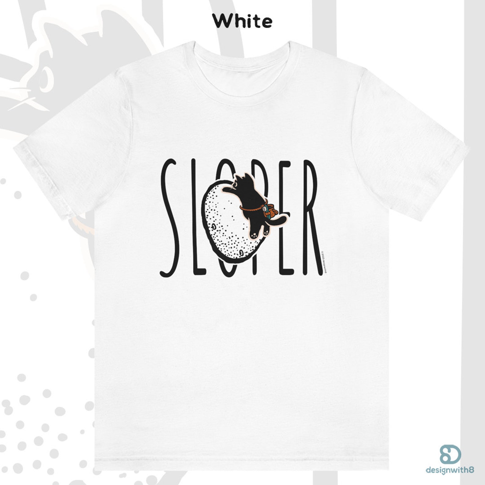 How to Hold a Sloper Climbing Holds as a Cat Unisex Jersey Short Sleeve ...