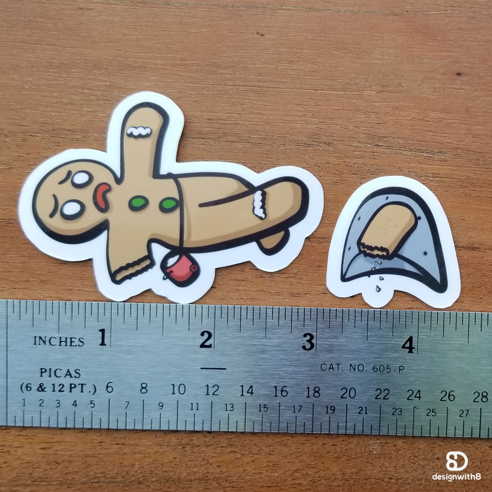 Gingerbread Man Rock Climbing / Bouldering Kiss-cut Sticker - Etsy