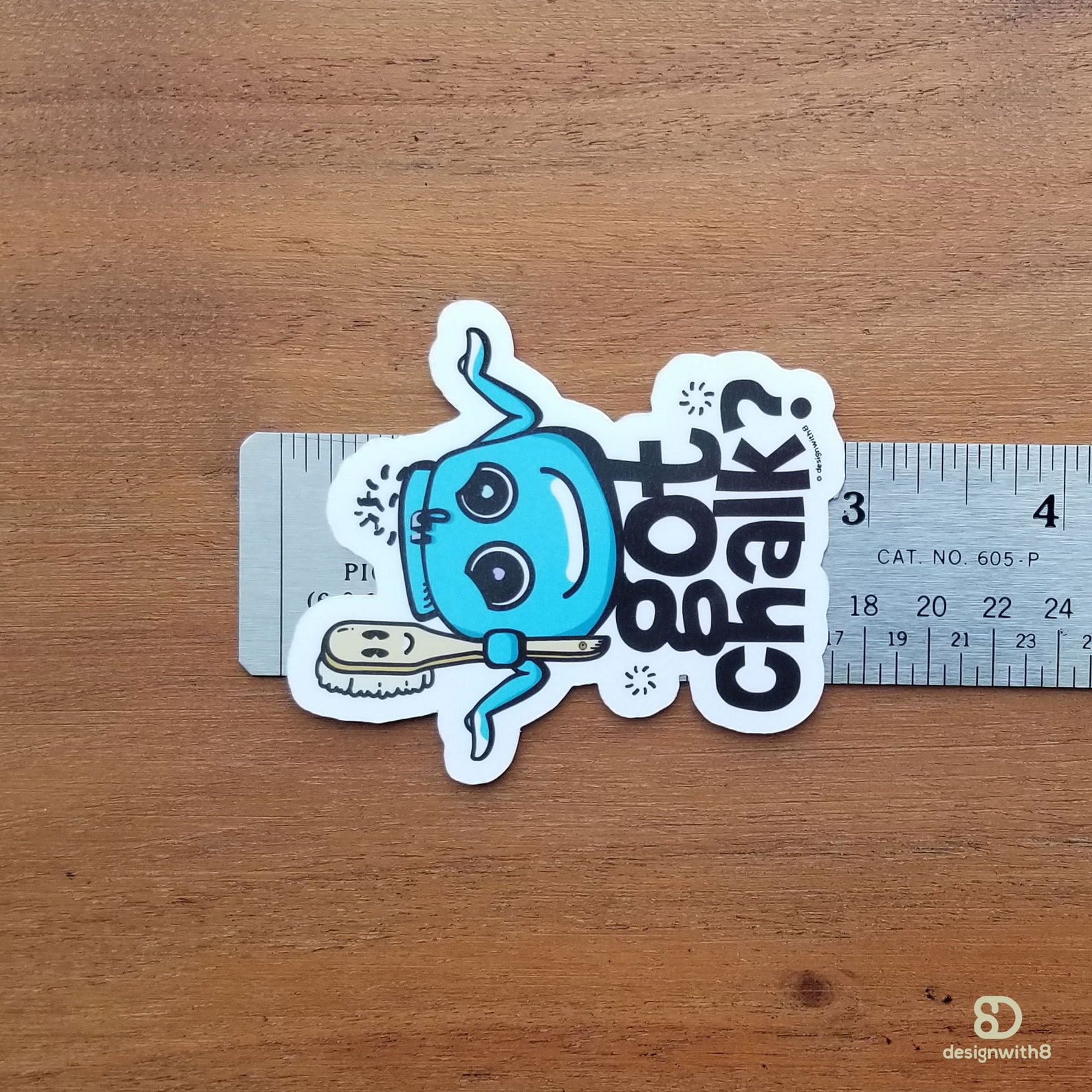 Got Chalk Kiss-cut Vinyl Sticker Rock Climbing Bouldering | Etsy