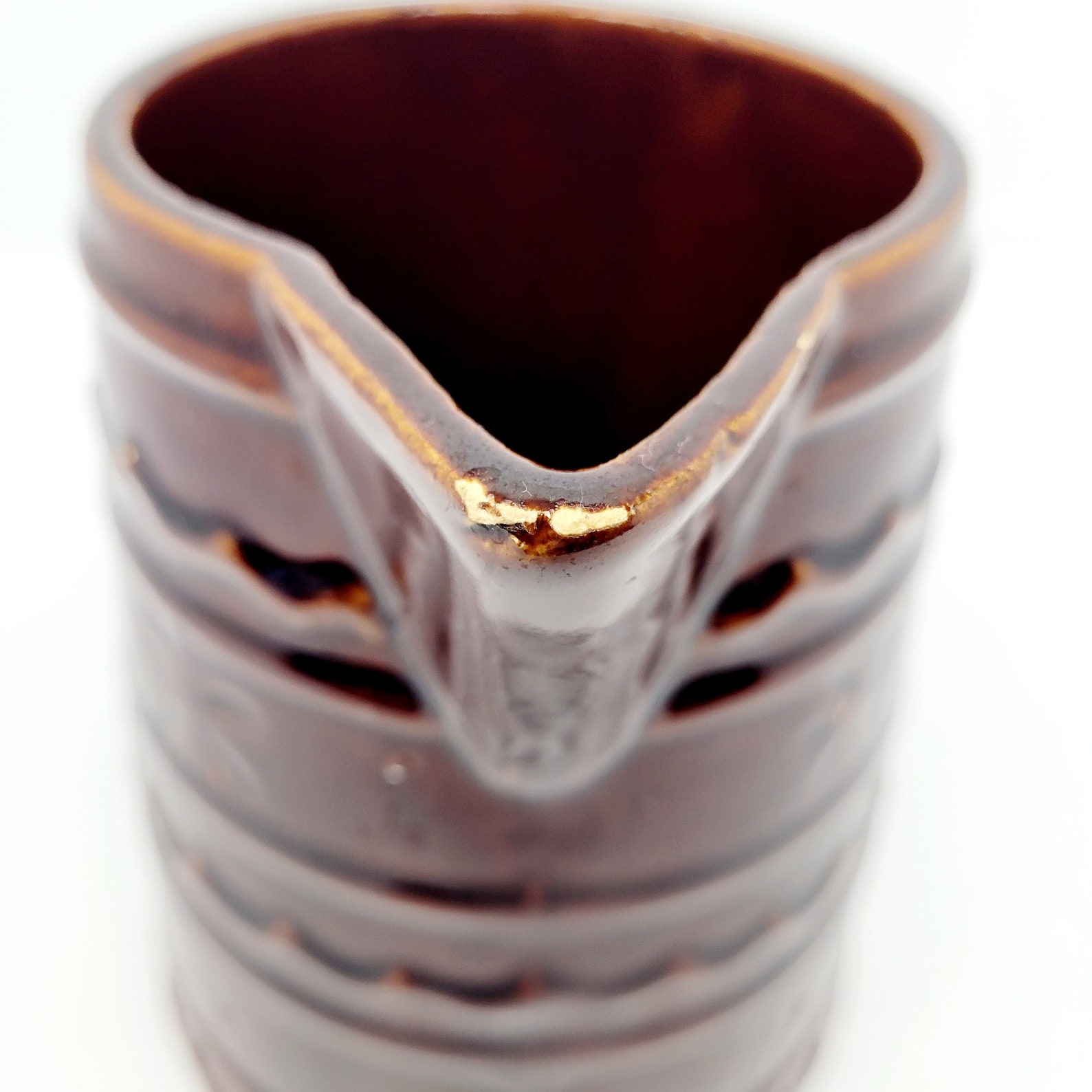 Vintage Mar-crest Daisy and Dot Stoneware Pitcher - Etsy