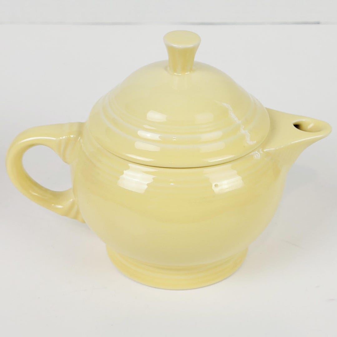 Vintage 60s HLC Fiesta Fiestaware Teapot W/lid~2 Cup~pale Yellow - Etsy