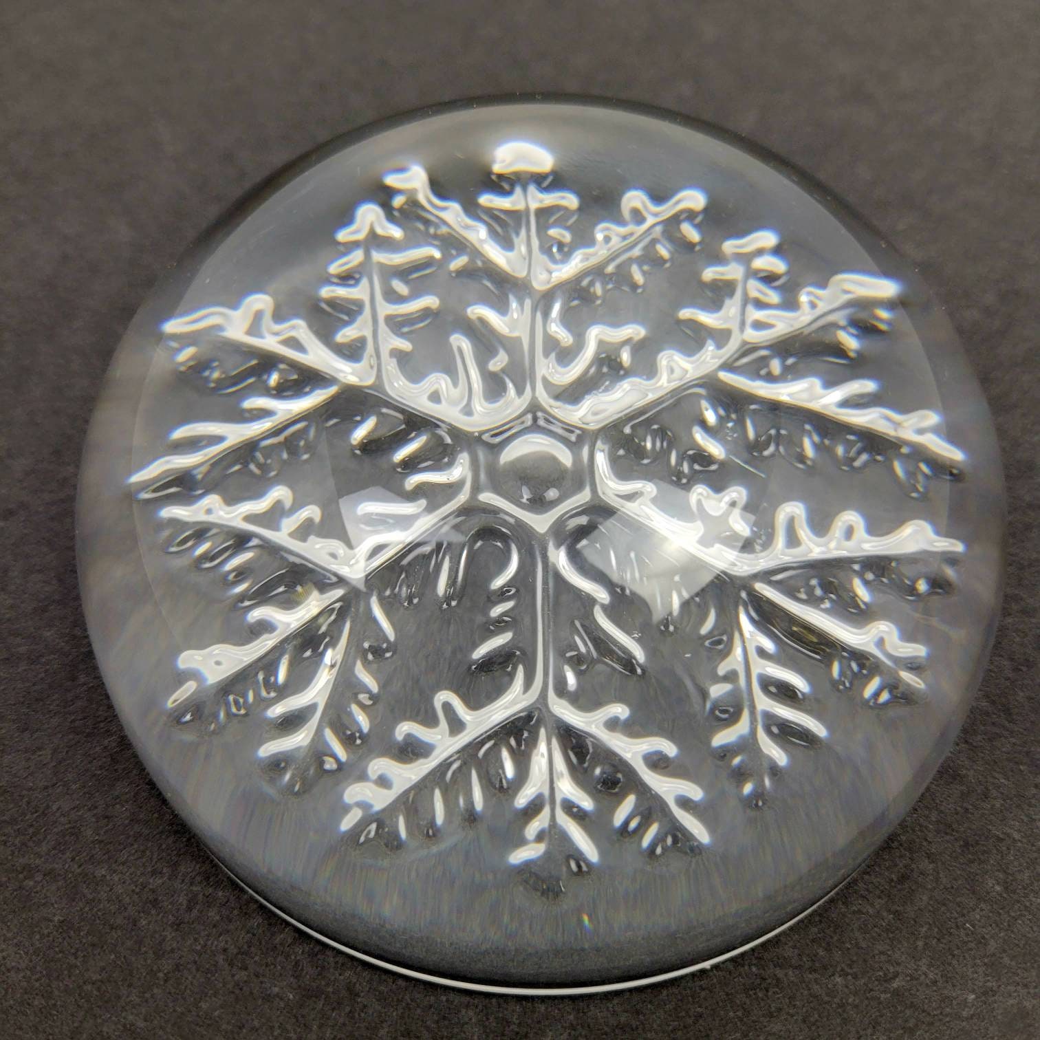 Vintage Avon Cristal Snowflake Genuine Crystal Paperweight 24% - Etsy