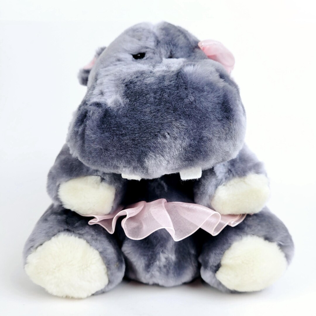 Vintage 2002~outrageous Ballerina Hippopotamus Hippo Plush Hand Puppet ...