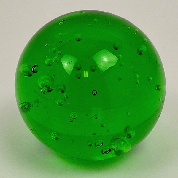 Green Bubble Glass - Etsy