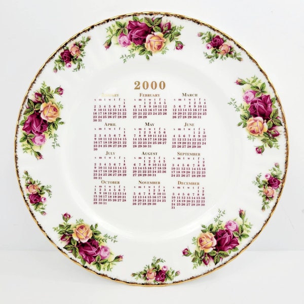 Calendar Plate - Etsy