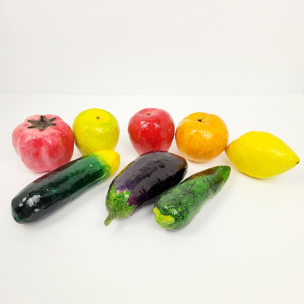 Paper Mache Fruit - Etsy