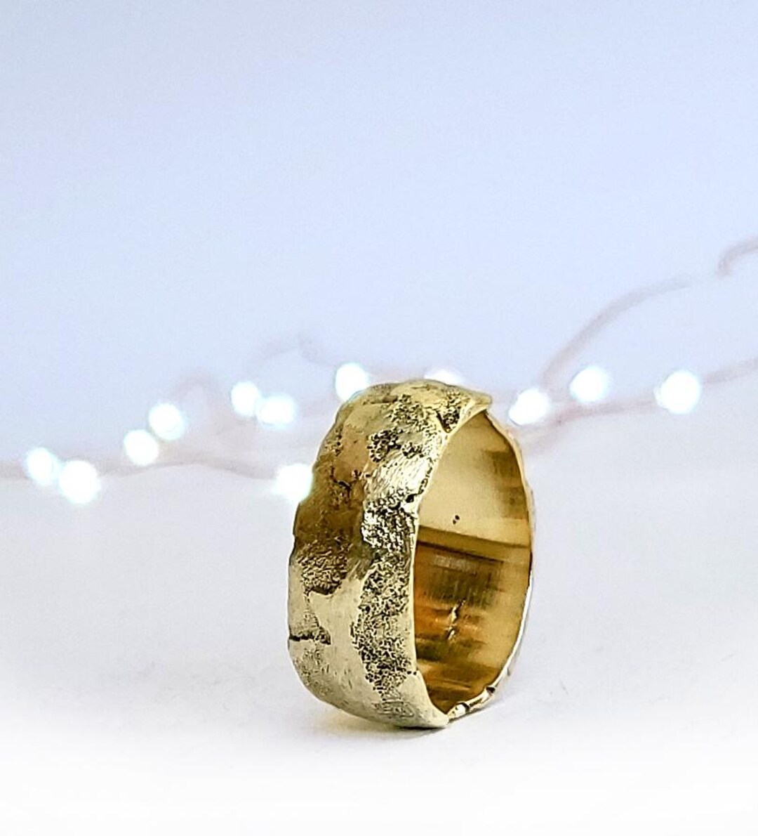 Solid Gold Ring, 20 Ct sol Invictus - Etsy