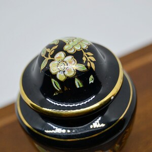 Mini Cream Jar, Porcelain Vintage Jar, Porcelain Jar, Vintage Jar, Blue ...