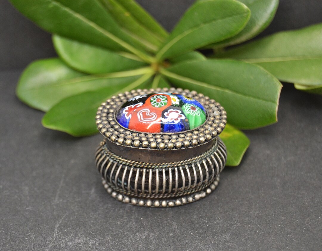 Vintage Pill Box,silver Tone Pill Box,collector Pill Box,pill Box,gift ...
