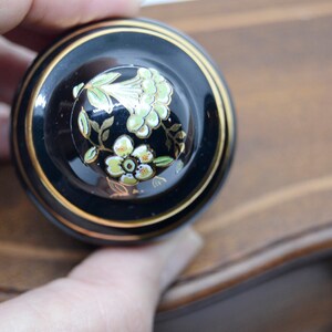 Mini Cream Jar, Porcelain Vintage Jar, Porcelain Jar, Vintage Jar, Blue ...