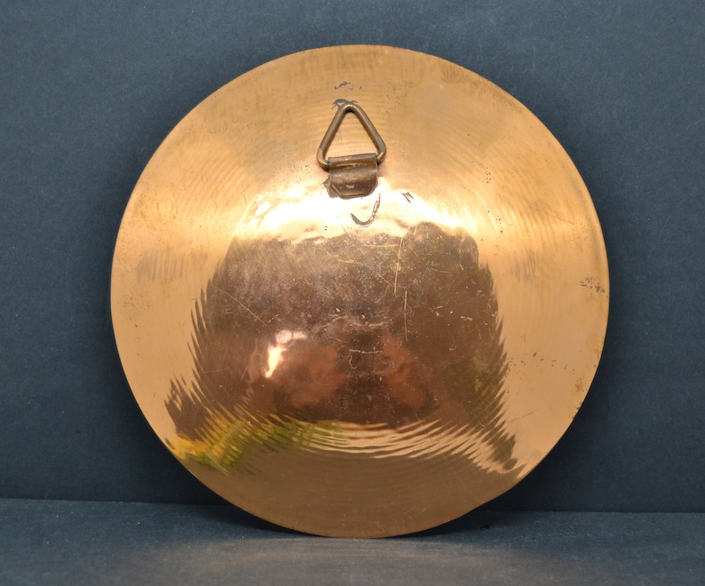 6" Vintage Copper Plate From Peru,decoration Copper Plate,peruvian Art ...