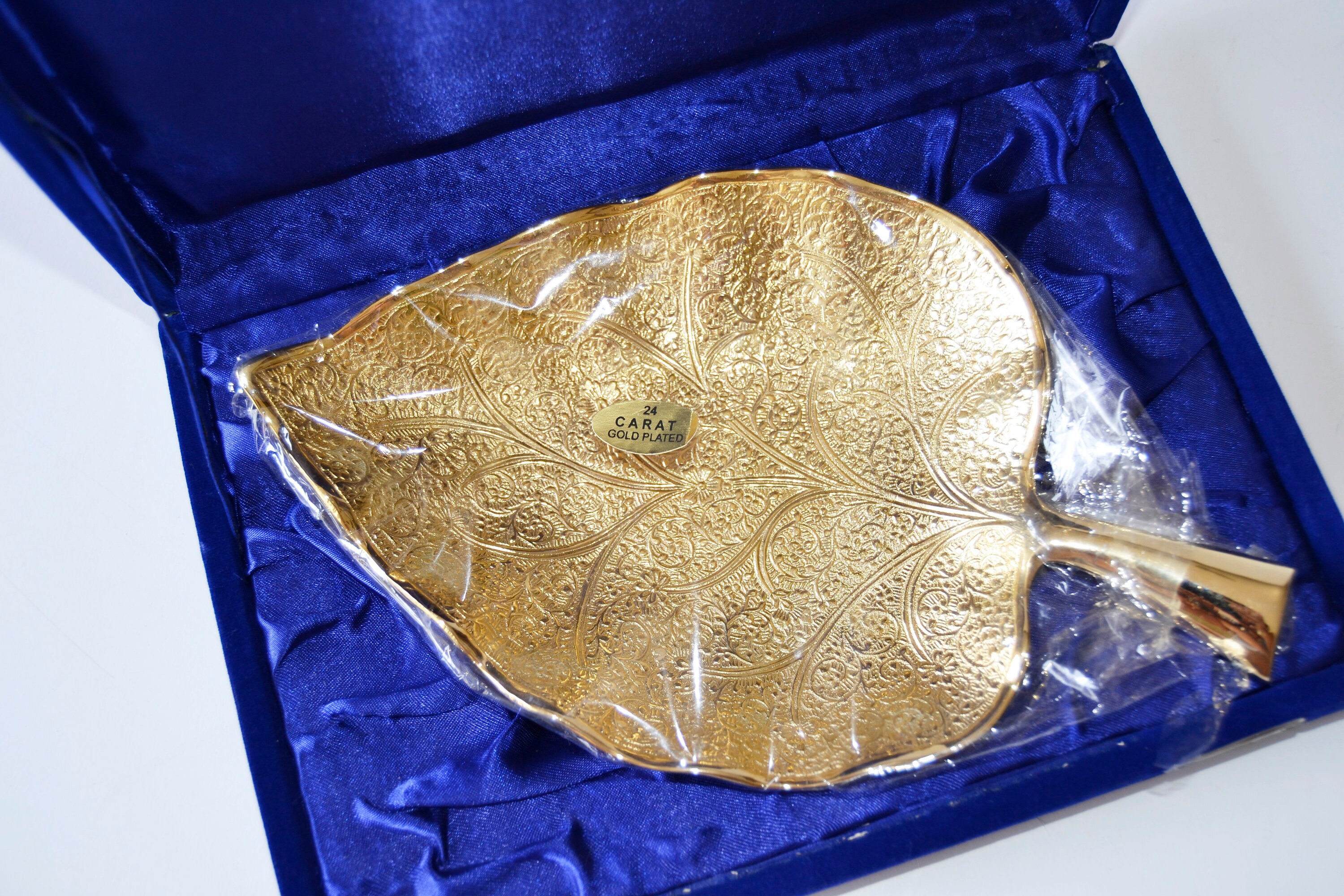 Gold Leaf Plate Plate to Decorate Gold Plate Gold Leaf - Etsy