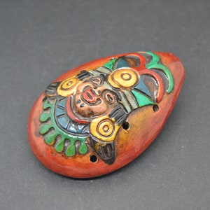 Vintage Ocarina Aztec God,vintage Mexican Ocarina-aztec or Mayan Style ...