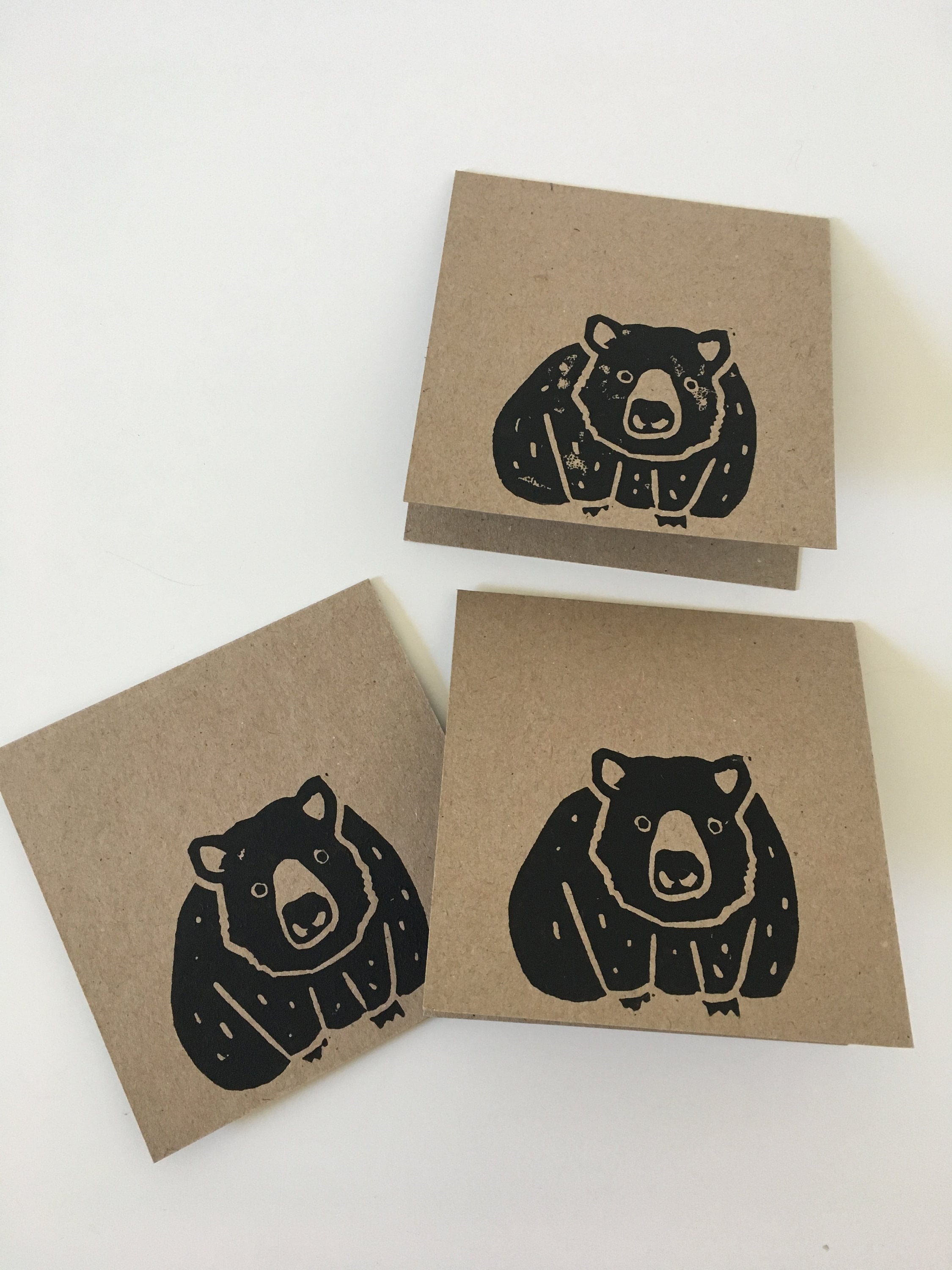 Wombat | Hand Printed Greeting Card With Envelope - Etsy