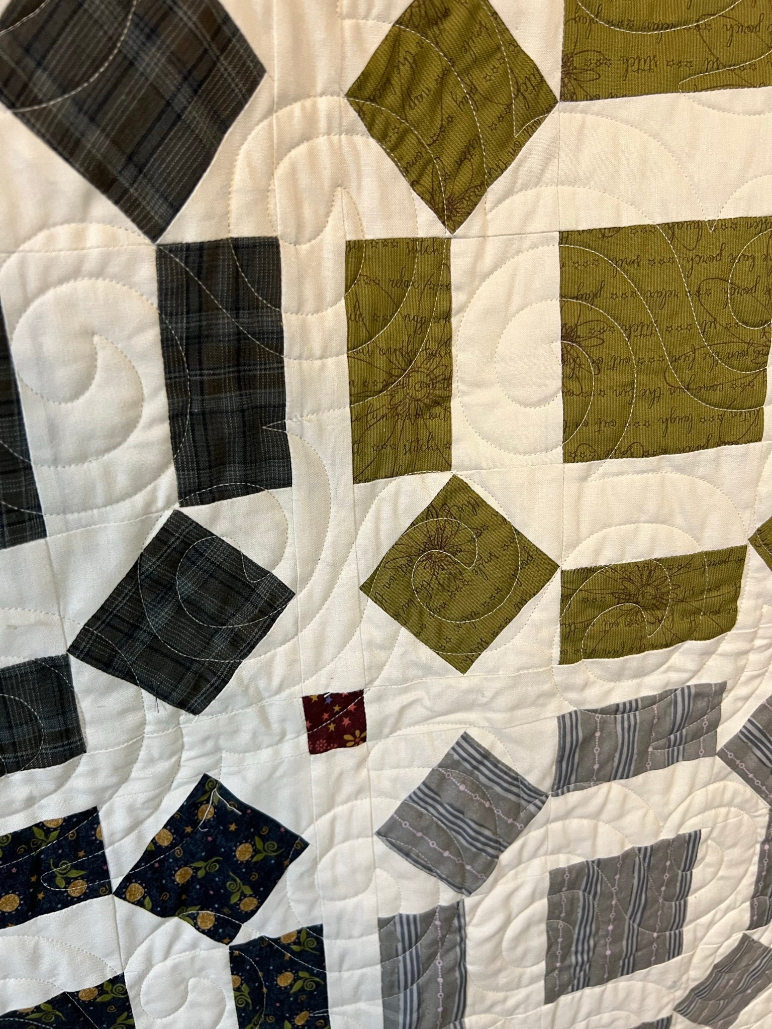 Handmade Quilt - Wagon Wheel Quilt - Etsy