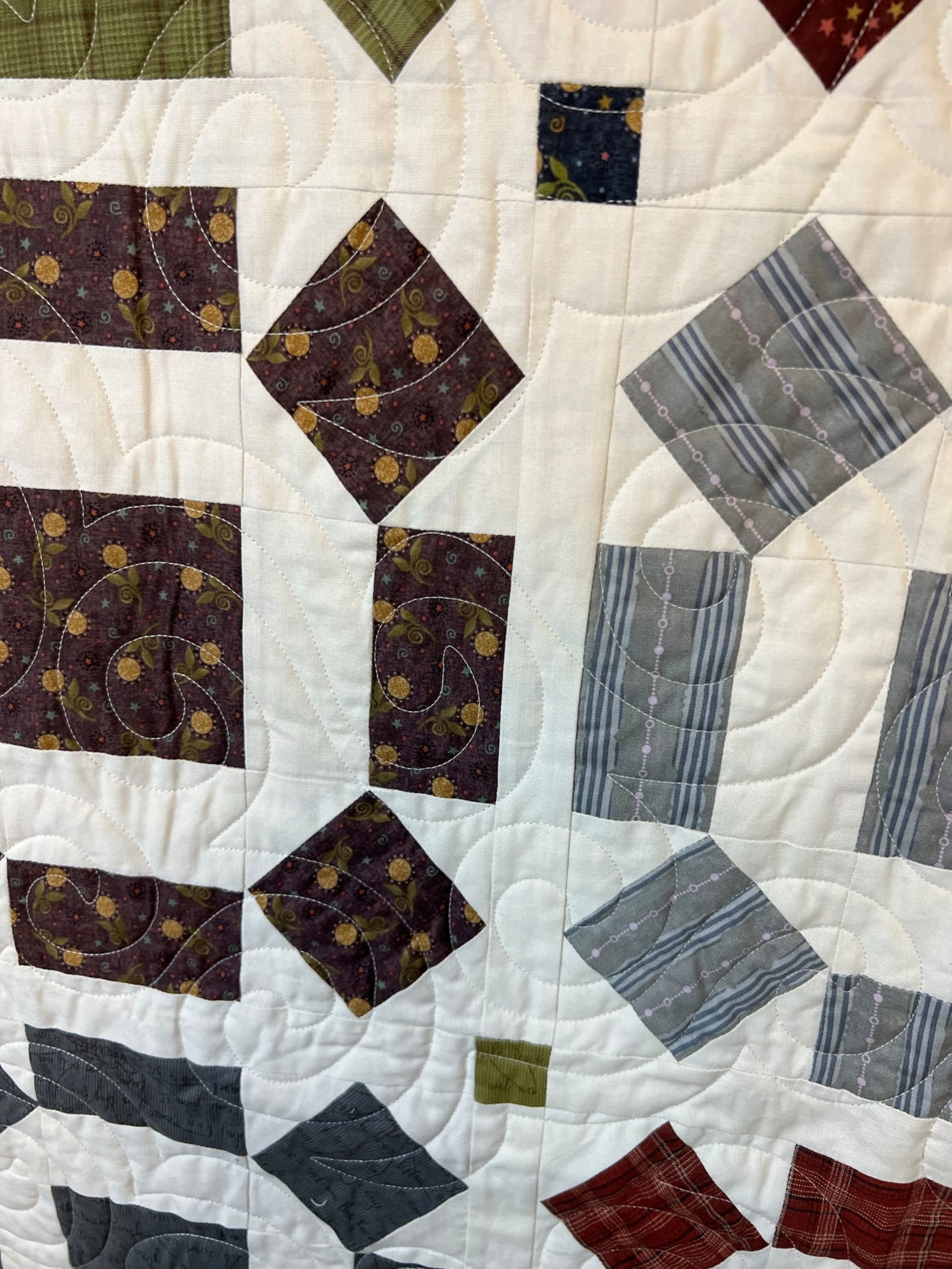 Handmade Quilt - Wagon Wheel Quilt - Etsy