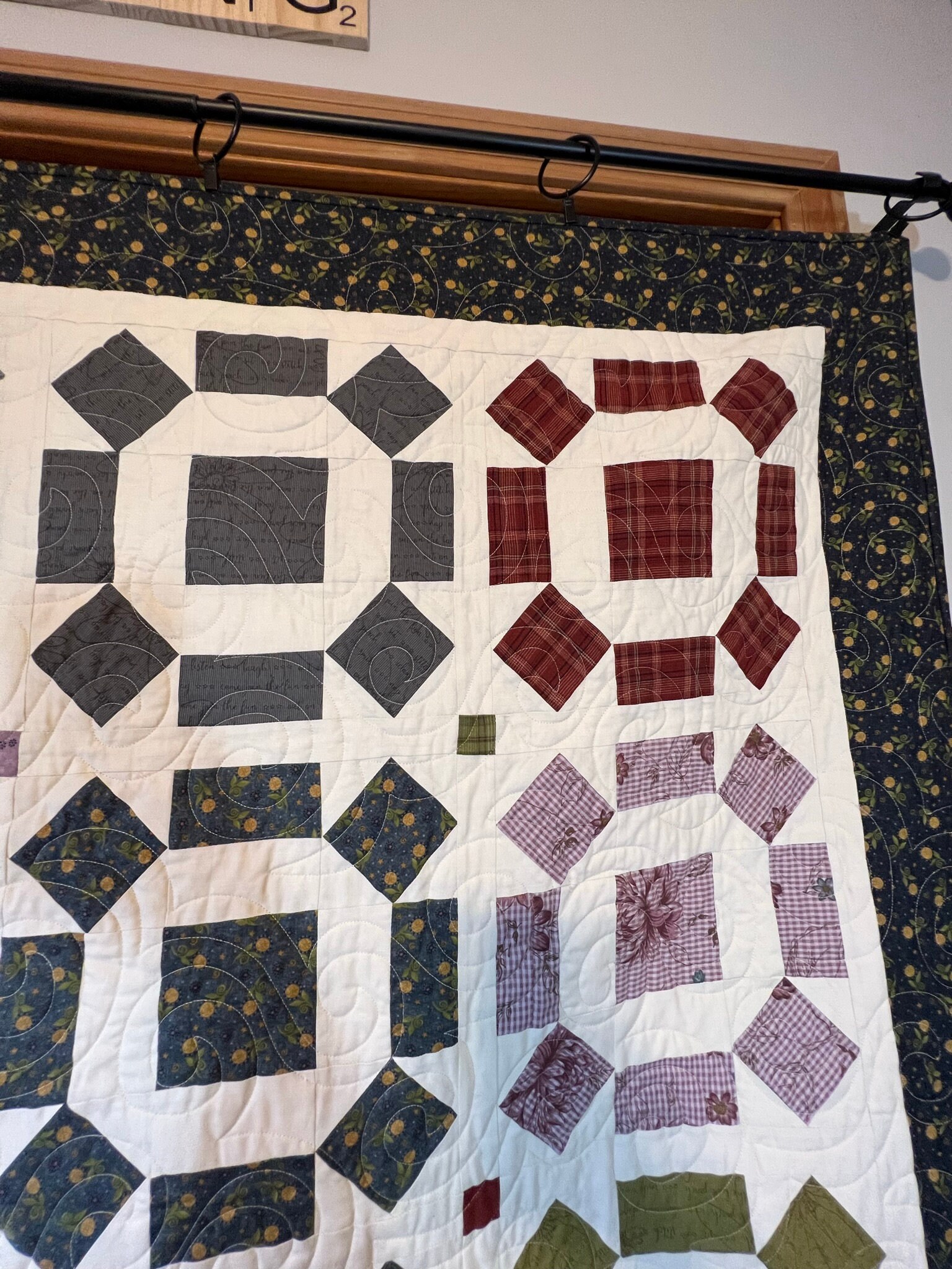 Handmade Quilt - Wagon Wheel Quilt - Etsy