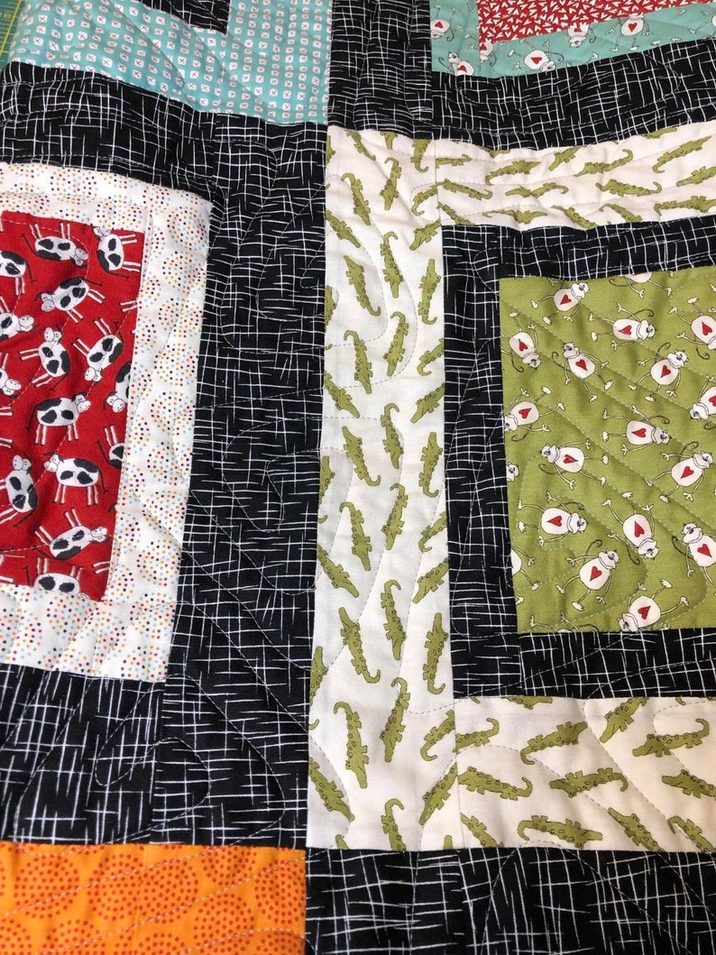 Handmade Quilt - Animal Crackers Quilt - Etsy