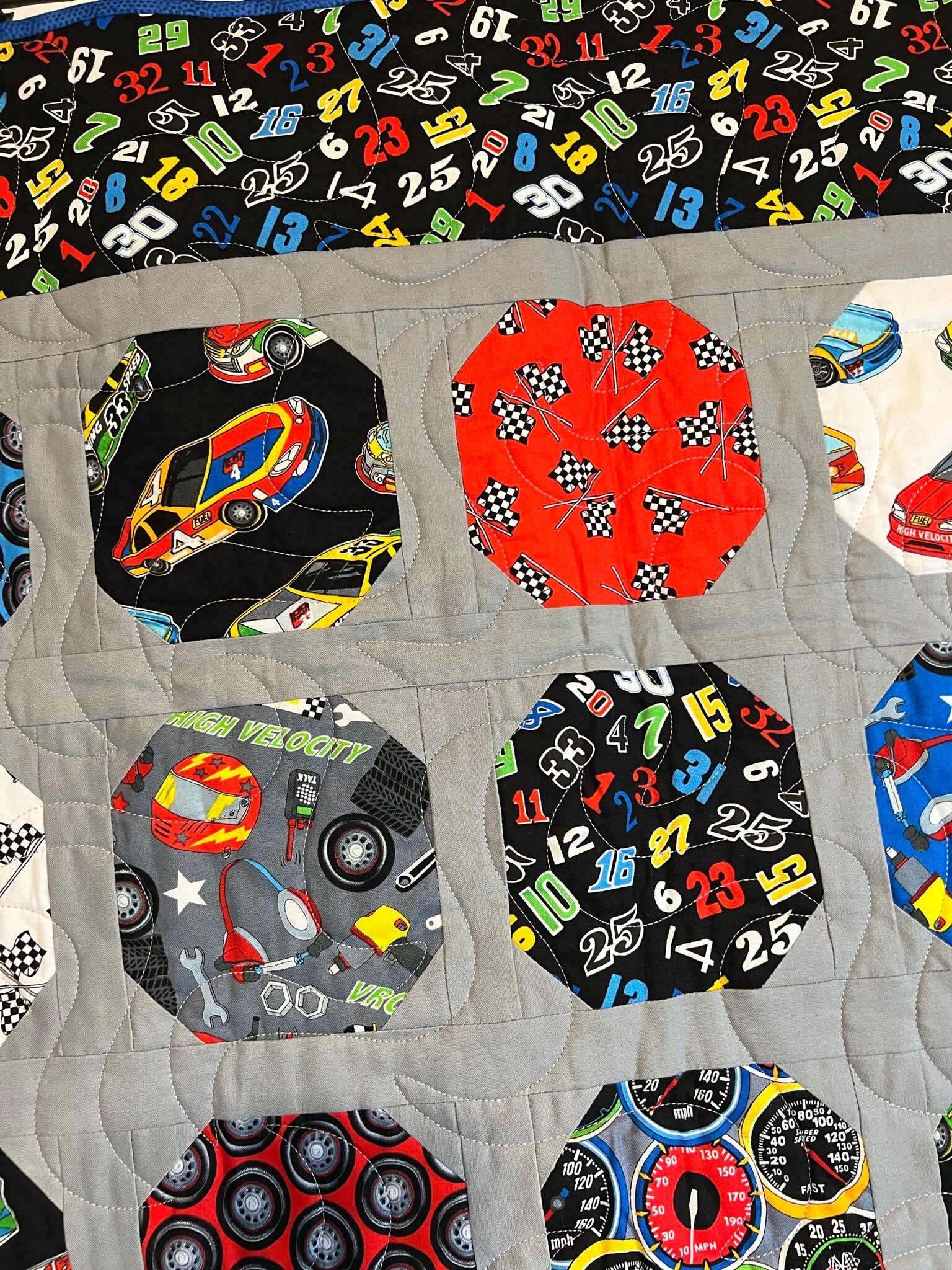 Handmade Quilt Racing Quilt - Etsy