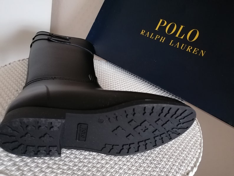 Designer Polo Ralph Lauren Rubber Riding Boots. Made in Italy. - Etsy